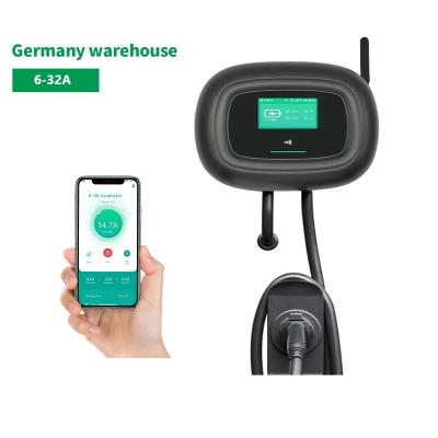 Cina caricatore fissato al muro di carico di Wallbox Ev del mucchio di CA di 3kw 7kw 11kw 22kw in vendita