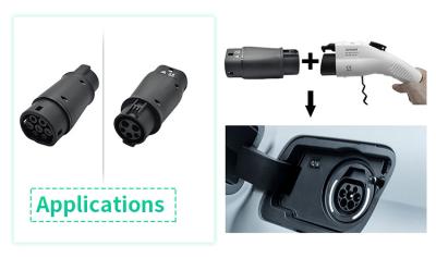 China Tipo - tipo de carregamento rápido da tomada de 2 Ev - 2 para datilografar - 1 adaptador do carregador de Ev à venda