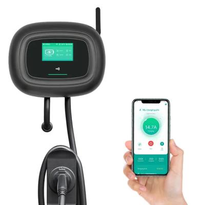 Cina stazioni di carico dell'automobile elettrica di Ev del caricatore dell'automobile elettrica di 7.62M Tpye 1 Wallbox in vendita