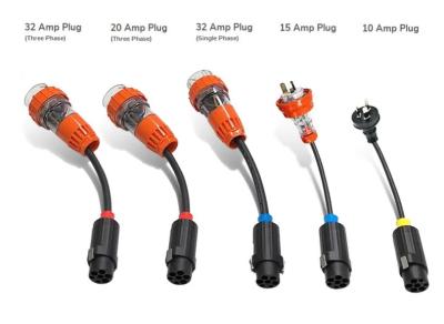 Cina tipo 100-240V - 2 il caricatore portatile regolabile del caricatore 8/10A Australia EVSE di EV inserisce in vendita