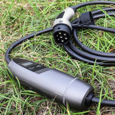 Cina caricatore portatile di 5m EV con l'esposizione di LED e sopra protezione corrente di sicurezza in vendita