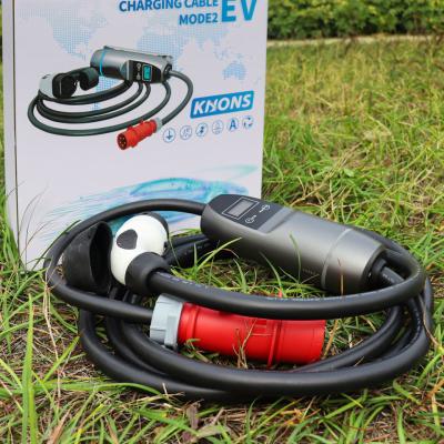 Cina Il caricatore portatile materiale 110V-240V del PC EV dell'ABS ha prodotto 6A-16A in vendita