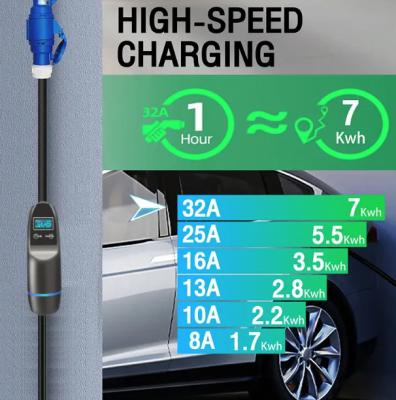 Cina Livello di carico domestico 2 di CA EV del caricatore portatile veloce di 110V-240V per Tesla in vendita