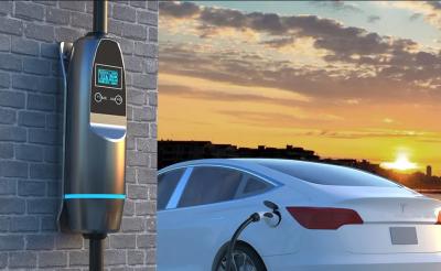 Cina mucchio portatile del caricatore di 16A 32A 40A 3KW 7kW 10KW SAE J1772 EV con la certificazione del CE del FCC in vendita
