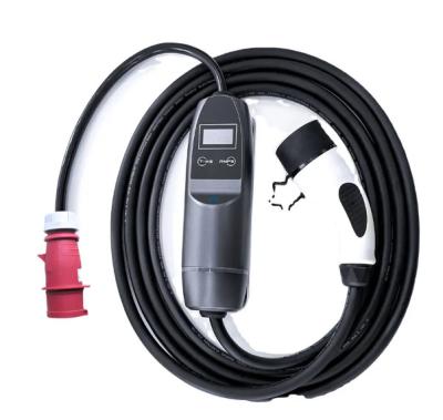 Cina 7kw tipo - 2 caricatore del portatile EV con 0.5mΩ Max Contact Impedance, cavo elettrico in vendita