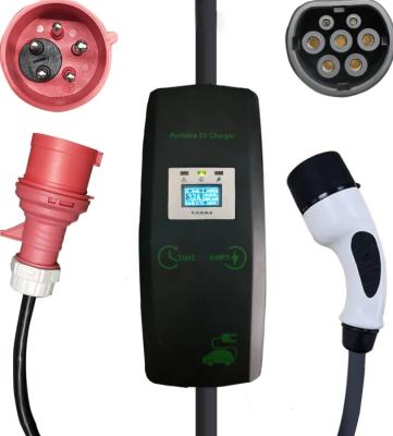 Cina Tipo portatile di tipo 1 del caricatore di prestazione ambientale EV - 2 temperature 30℃~+50℃ in vendita