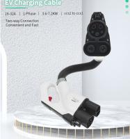 China DC Combo 2 To Combo 1 CCS EV Adapter Convert CCS 2 Socket To CCS 1 Plug for sale