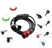 China Type 2 Portable Ev Charger 6a To 32a Adjustable With Timer Lcd Display for sale