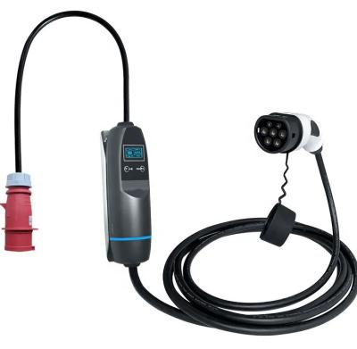Cina Tipo portatile del caricatore Iec62196 di Evse 22kw 11kw Ev - un'automobile domestica di 2 veicoli elettrici in vendita