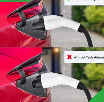 Cina Tipo di carico dell'adattatore di Evse del connettore di J1772 Ev - 2 al caricatore Gb/T dell'automobile di Tesla Ev di tipo 1 in vendita