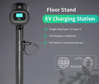 Cina 32A fissato al muro 11 chilowatt del tipo - 2 CAVO del caricatore 5M di EV con il App di Wifi in vendita