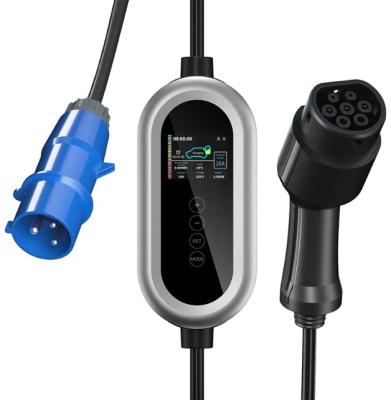 China Europa 1 Type2 de carregamento comum 7kw da C.A. 32a da unidade 5m do carregador de Ev da casa do cabo de Ev da fase à venda