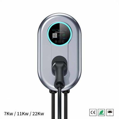 Cina Controllo 7KW 11KW 22KW del caricatore EVSE Wallbox APP Wifi dell'automobile del veicolo elettrico del caricatore di EV in vendita
