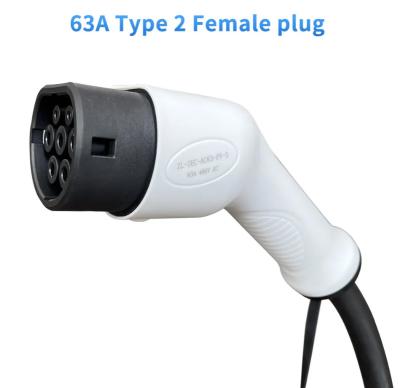 Cina Tipo 2 a Tipo 2 Carrieri di ricarica per veicoli elettrici di tipo 3 TPU cavo 63A 3 fase 40KW in vendita