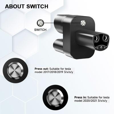 China EV-opladerconnector Convertor CCS 2 naar Tesla EVSE Adapter Ccs Combo2 Adapter Ccs2 naar Tesla Dc Ac Te koop