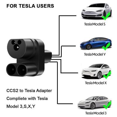China EV-opladerconnector Convertor CCS 2 naar Tesla EVSE Adapter Ccs Combo2 Adapter Ccs2 naar Tesla Dc Ac Te koop