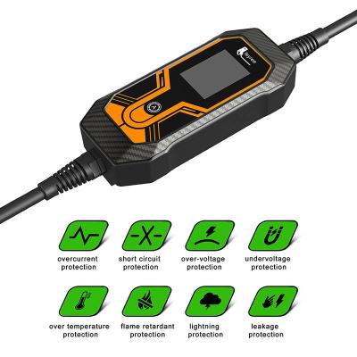 Cina OEM APP WIFI electric car ev charger type 2 wall box home ev charging station in vendita