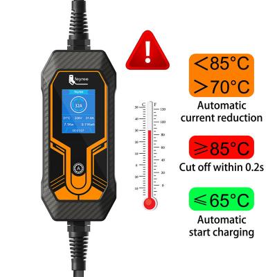 Cina 11KW 16A 3 fase caricabatterie portatili EV Tipo2 EVSE Cassa di ricarica CEE Plug 32A 7KW 11kw TIPO 2 IP66 in vendita