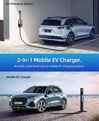 Cina Caricabatterie per veicoli elettrici (EV) di livello 2 ((32Amp, 220V-240V, NEMA 14-50 Plug) Caricabatterie portatili all'interno/all'esterno EVSE SAE J1772 in vendita