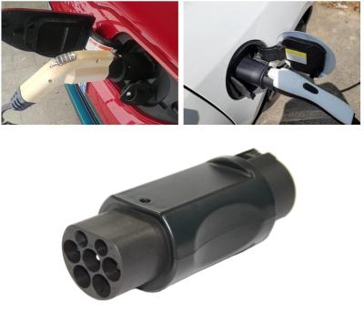 China EV-oplaadadapter Sae J1772 tot Gbt EV-connectoren 32A enkelfasig type1 tot Gb/T Ev-adapter Te koop