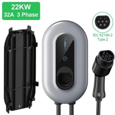 Cina 32A Intelligent Electric Car Charging Stack 22KW CCS AC EV Carburante EV per veicoli elettrici in vendita