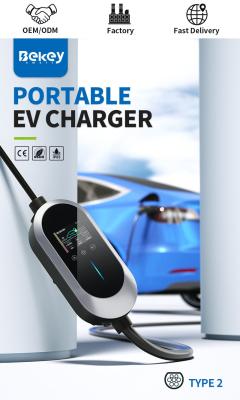 China 8-40A Strom Wallbox Elektroauto-Ladegerät mit Notknopf und 5m Kabellange zu verkaufen