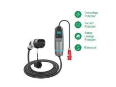 7kw Type 2 Portable EV Charger With 0.5mΩ Max Contact Impedance , Power Cable