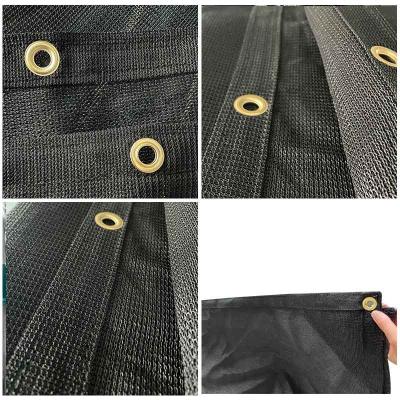China 185 Gsm Balcony Windbreak Net Shade Cover Mesh Fabric Fireproof Fence Privacy Screen for sale