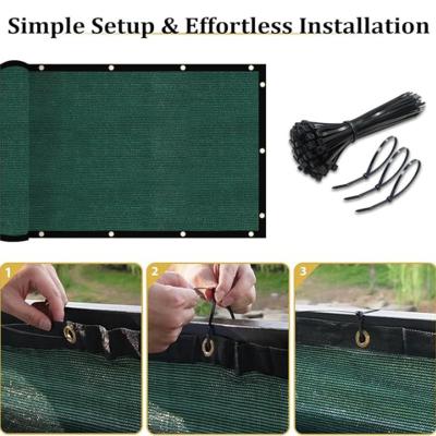 China Manufacturer 100% Original Hdpe Fence Mesh Shade Net Balcony Privacy Screen Netting for sale