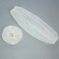 China Lightweight Disposable Plastic Sleeve Protectors Smooth Surface White Color for sale