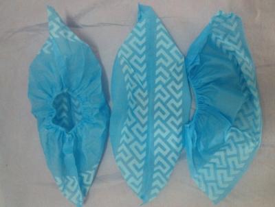 China Elastic Band Non Woven Disposable Shoe Booties Latex - Free CE Certification for sale