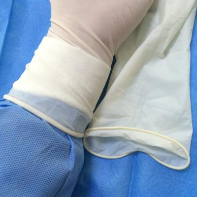 Cina Applicazione elastica dell'esame medico dei guanti chirurgici eliminabili liberi della polvere buona in vendita