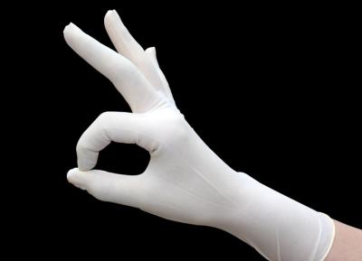 Cina Superficie strutturata micro materiale sterile medico protettivo del lattice dei guanti dell'esame in vendita