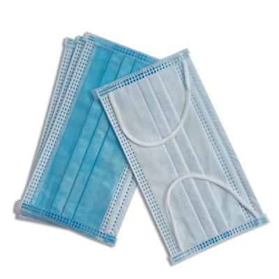 China 3 Ply Disposable Face Mask High Filtration Capacity Dust Protection Mask for sale