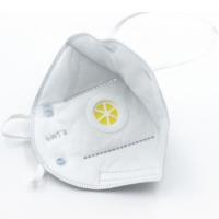 China FFP2 Foldable Dust Mask , Disposable Folding Face Mask With Elastic Ear Loop for sale