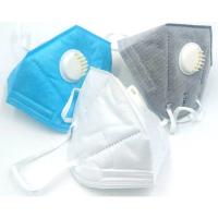 China FFP2 Foldable Dust Mask , Disposable Folding Face Mask With Elastic Ear Loop for sale