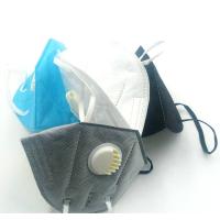 China FFP2 Foldable Dust Mask , Disposable Folding Face Mask With Elastic Ear Loop for sale