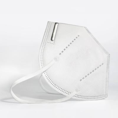 China Vertical Fold Flat Foldable FFP2 Mask customized   Medical Disposable Face Mask for sale