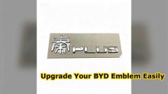 BYD Qin PLUS Rear Emblem Upgrade Easy Install
