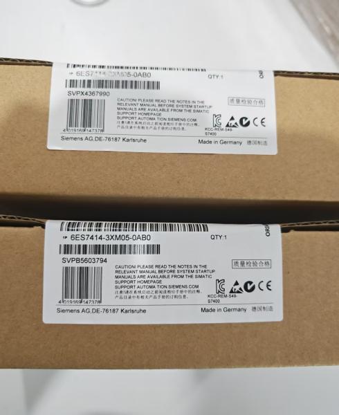 Quality Siemens 6ES7414-3XM05-0AB0 CPU 414-3 S7-400 PLC Module with 2.8MB Memory for sale