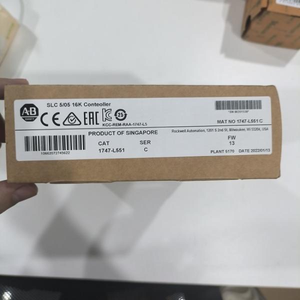 Quality Allen Bradley PLC 1747-L551 Ser C SLC 5/05 Processors Supports A Maximum Of 32 for sale