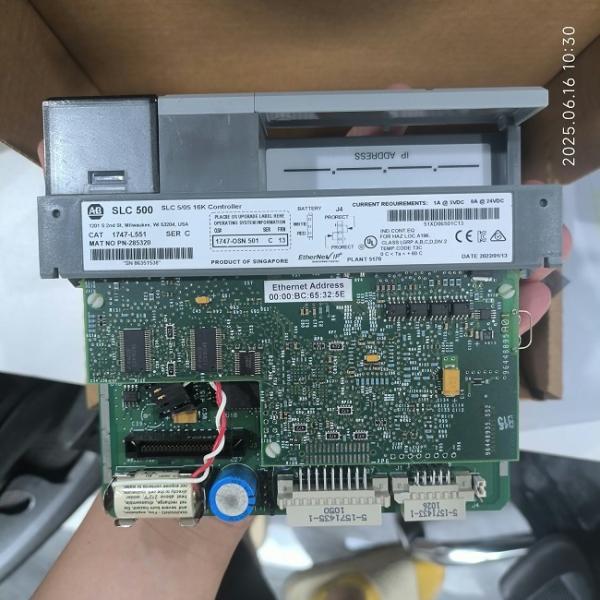 Quality Allen Bradley PLC 1747-L551 Ser C SLC 5/05 Processors Supports A Maximum Of 32 for sale