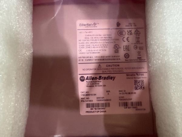 Quality Rugged Allen Bradley 1783-BMS10CGN SERA 10 Ports Stratix 5700 Ethernet Managed for sale