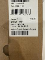 Quality Phoenix Contact QUINT-PS/1AC/24DC/5 2866750 DIN Rail Power Supply 1 Phase Input for sale