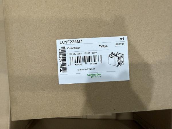 Quality Heavy Duty Schneider Electric LC1F225M7 TeSys F Contactor 3P (3 NO) 220V 50/60Hz for sale