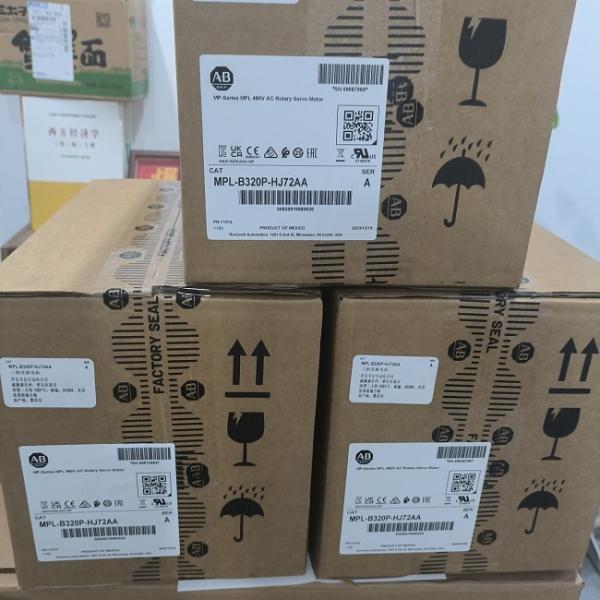 Quality Allen Bradley PLC Parts MPL-B320P-HJ72AA MP-Series MPL 480V AC Rotary Servo for sale