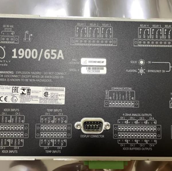 Quality Bently Nevada 1900/65A 167699-02 Display Module General Purpose Equipment for sale