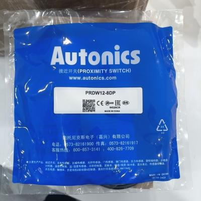 China Autonics PRDW12-8DP Naderingsschakelaar Diffuse Reflectie Foto-elektrische Sensor Met Cilindrische Metalen Behuizing Te koop