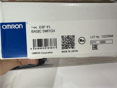 China Omron D2F-FL 1A Basic Switch 15.8mm Footprint High Precision For PCB Or Panel Mount for sale
