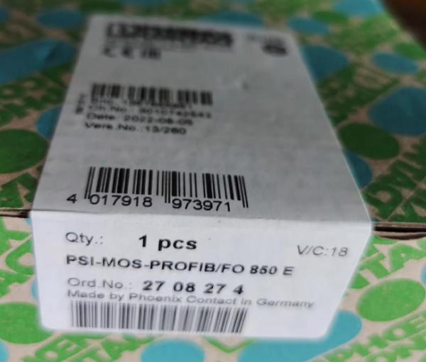Quality Phoenix Contact PSI-MOS-PROFIBFO 850 E Order No. 2708274 FO Converters Media for sale